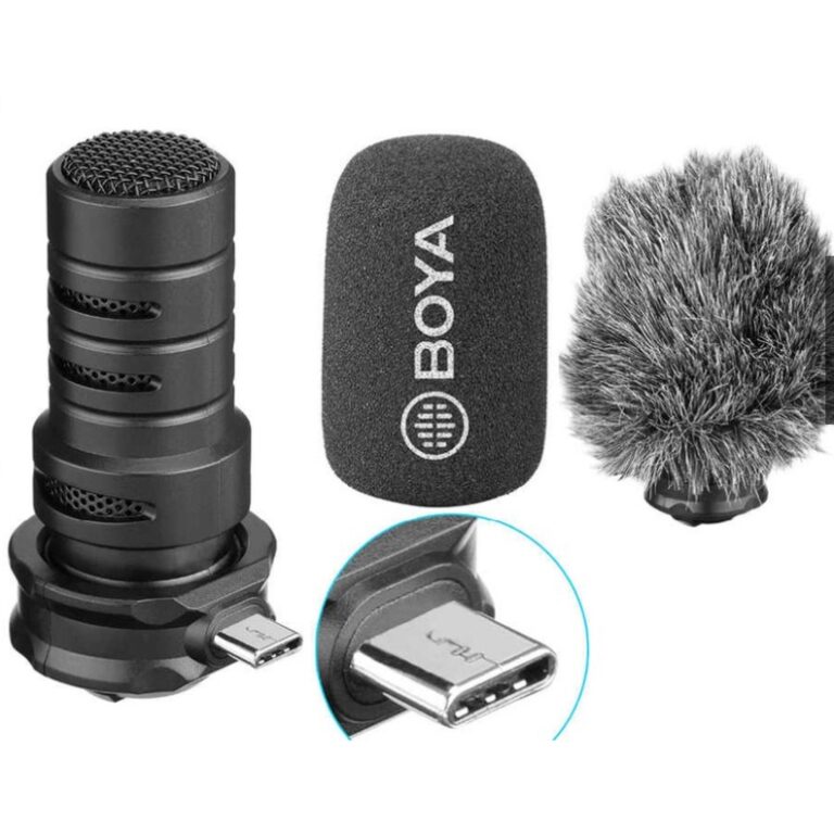 BOYA BY-DM100/DM200 Shotgun Digital Microphone for Android iOS Devices ...